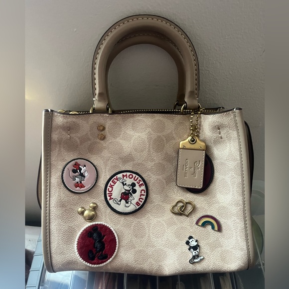 Coach | Bags | New Coach Disney X Coach Rogue 25 In Signature Canvas ...